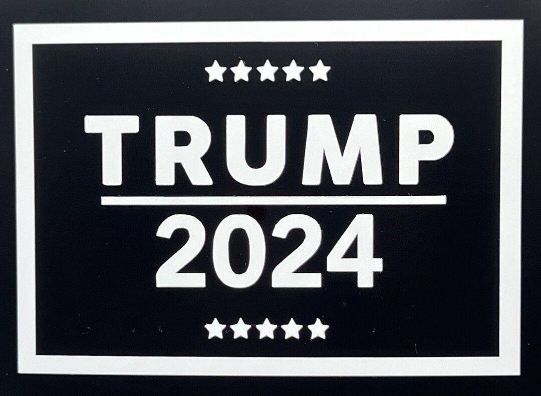 Trump 2024 Vinyl Decal - Etsy