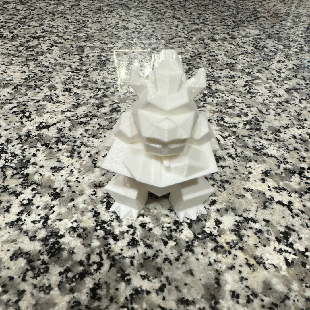 3D Printed Bowser in White - Etsy