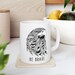 Be Brave Eagle Mug Inspirational Quote Ceramic Mug Black and White ...
