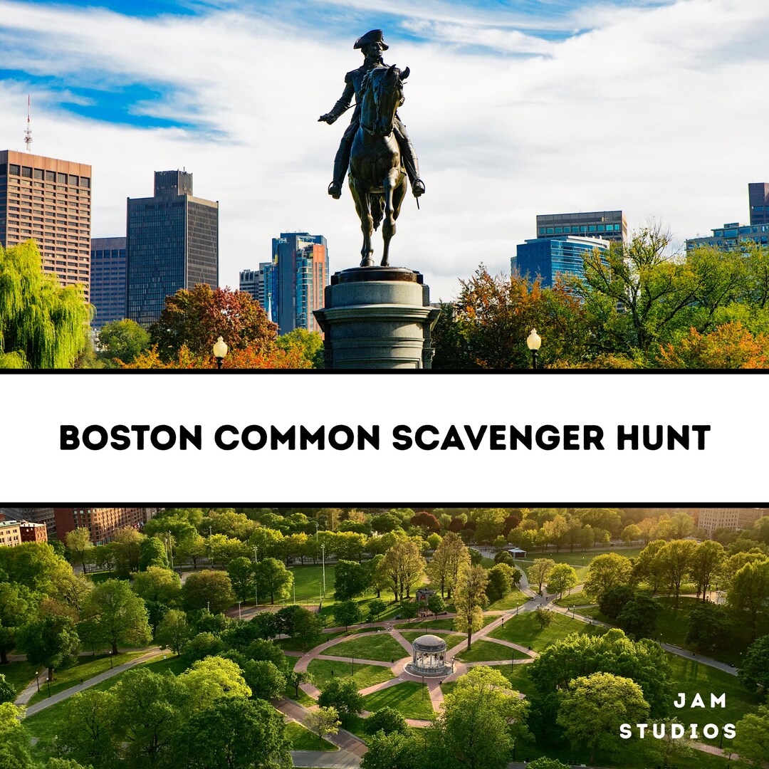 Boston Common Scavenger Hunt Family Friendly Boston Activity PDF ...