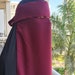 One Layer Niqab With Elastic and a Flap, Premium Quality, Modesty ...