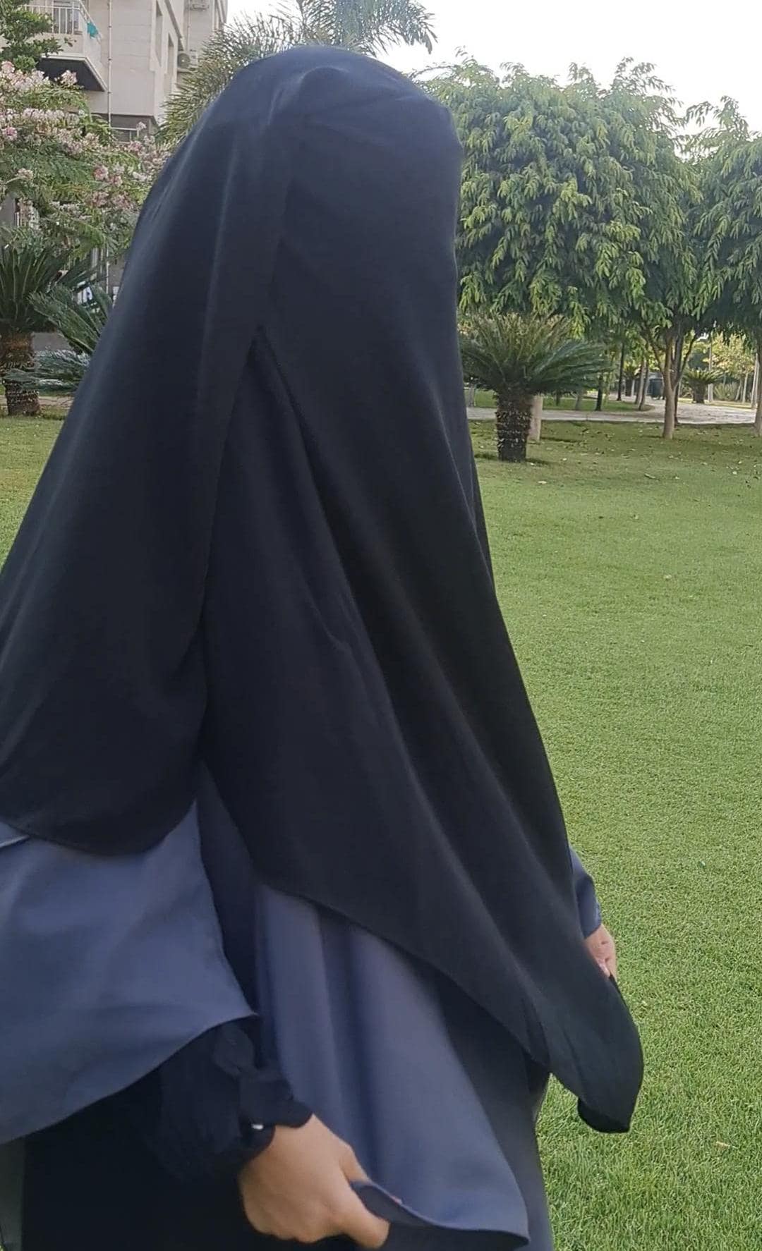 Royal Triangle Niqab, Two Layers Niqab With Elastic and a Flap, Premium ...