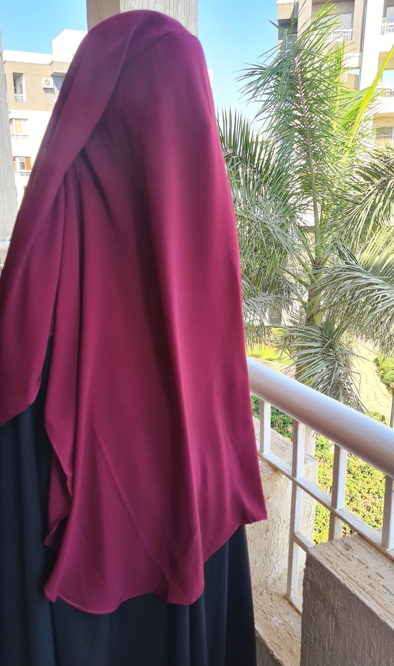 Royal Three Layers Niqab, 3 Layers Niqab With Elastic and a Flap ...