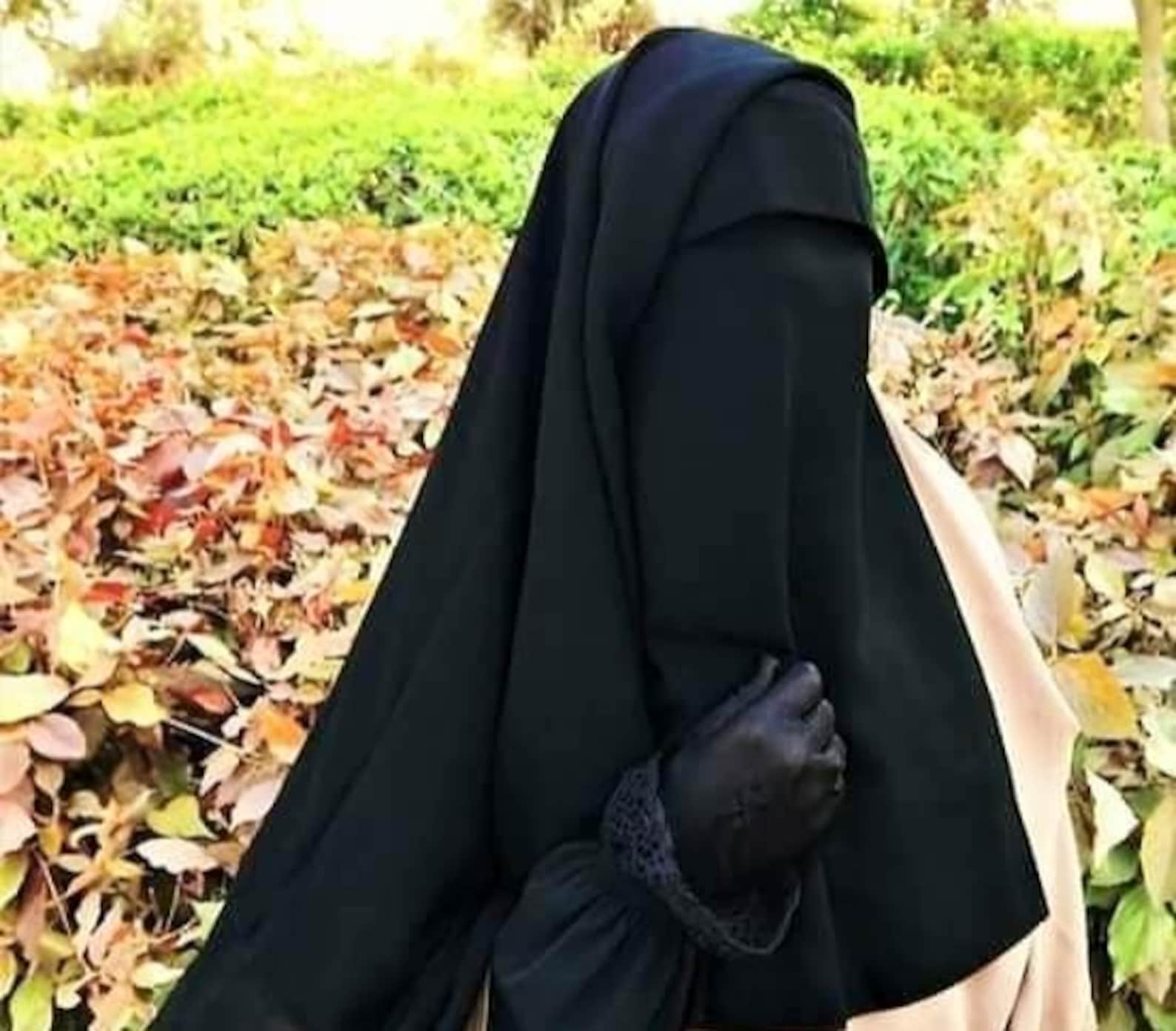 Three Layers Niqab, 3 Layers Niqab With a Flap, No Flap, With String ...