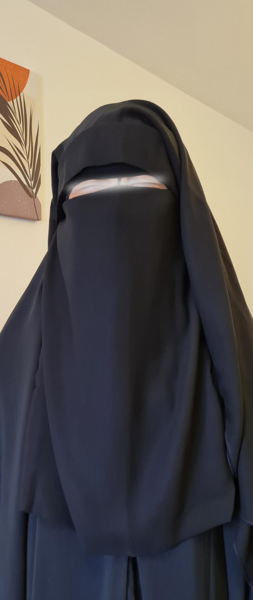 Three Layers Niqab, 3 Layers Niqab With a Flap, No Flap, With String ...