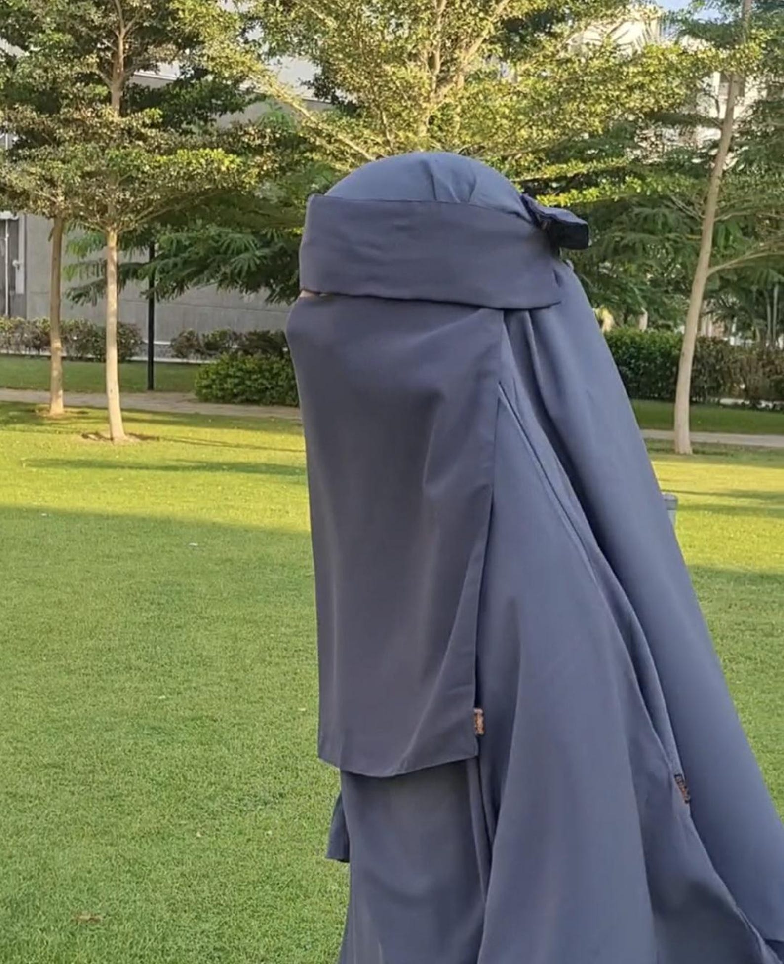 One Layer Niqab With Elastic and a Flap, Premium Quality, Modesty ...