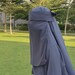One Layer Niqab With Elastic and a Flap, Premium Quality, Modesty ...