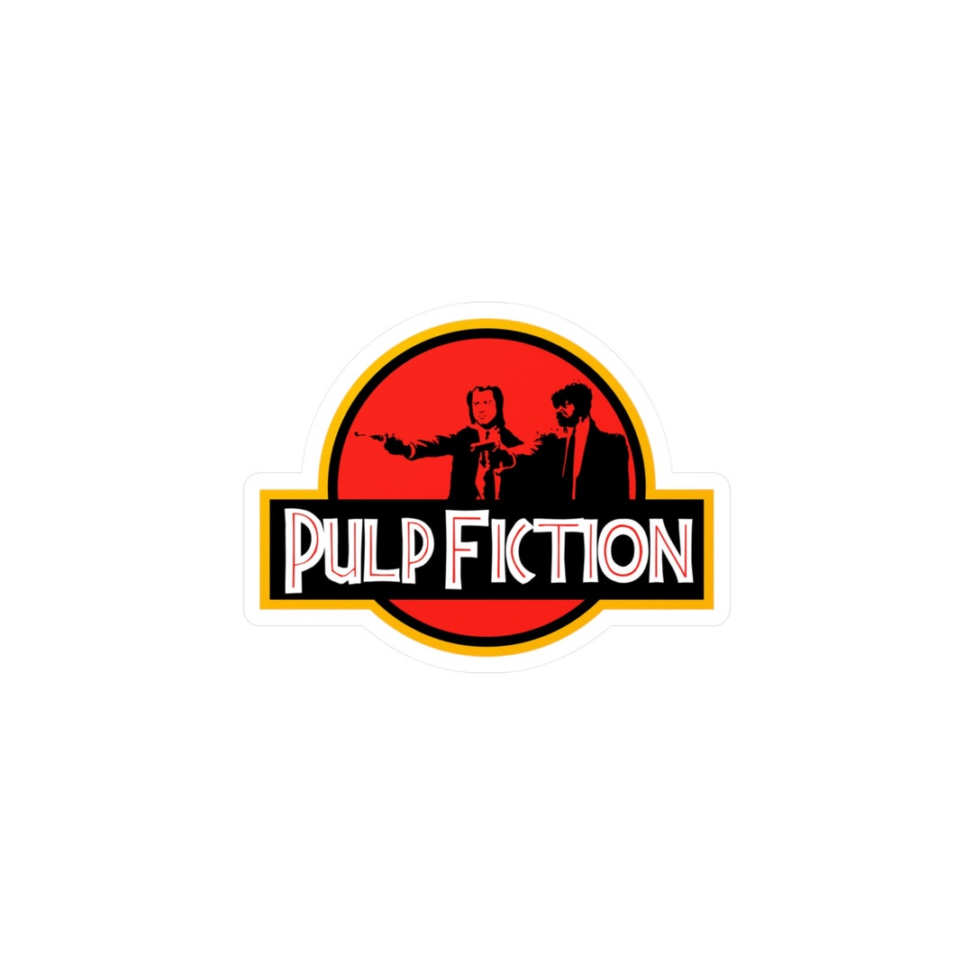 Jurassic Park X Pulp Fiction Kiss-cut Vinyl Sticker - Etsy