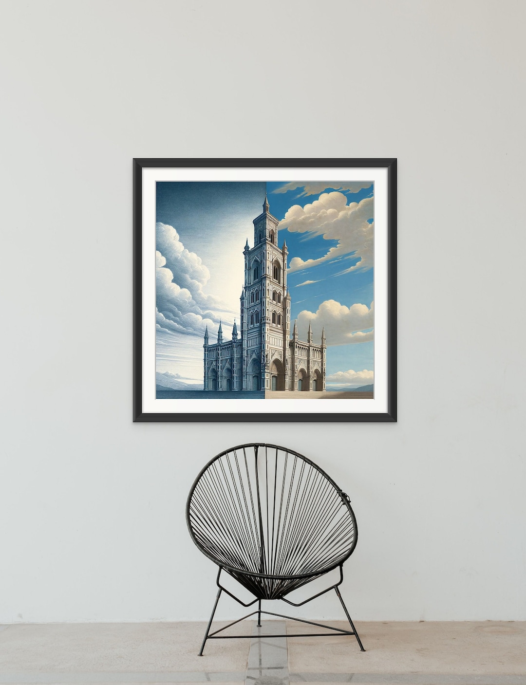 Split Ascent Abstract Artwork ultra HD Premium Giclée Art Print Large ...
