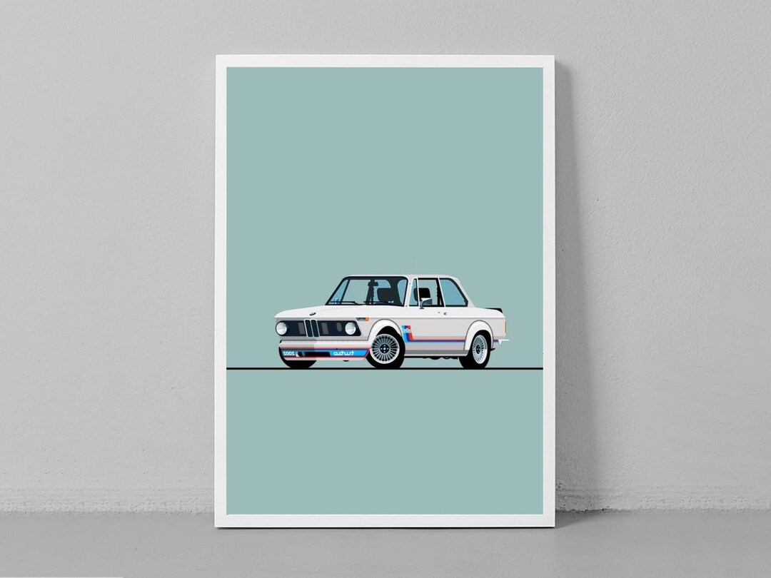 Bmw 2002 Evolution Series E21-F30 Generation Bmw Poster Painting Decor ...