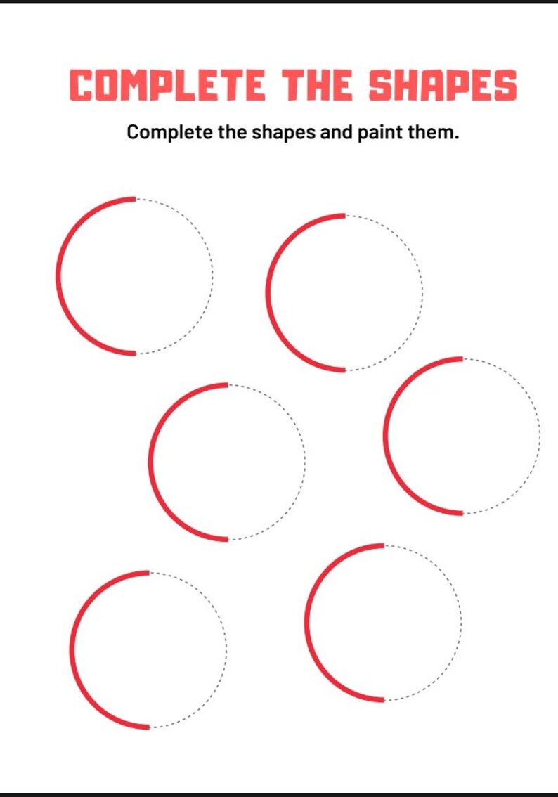 Preschool Shapes Worksheets|shape Tracing & Recognition|100 Pages ...