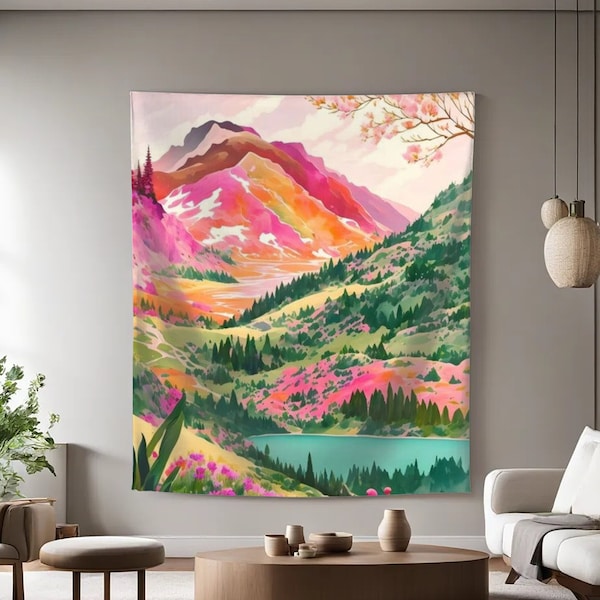 Mountain Tapestry - Etsy
