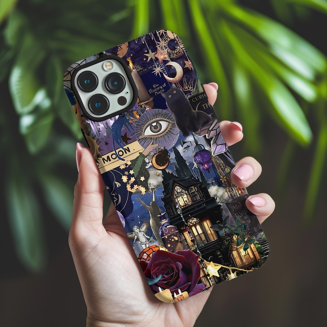 Whimsigoth Phone Case: Dark Cottagecore Gothic Halloween - Etsy