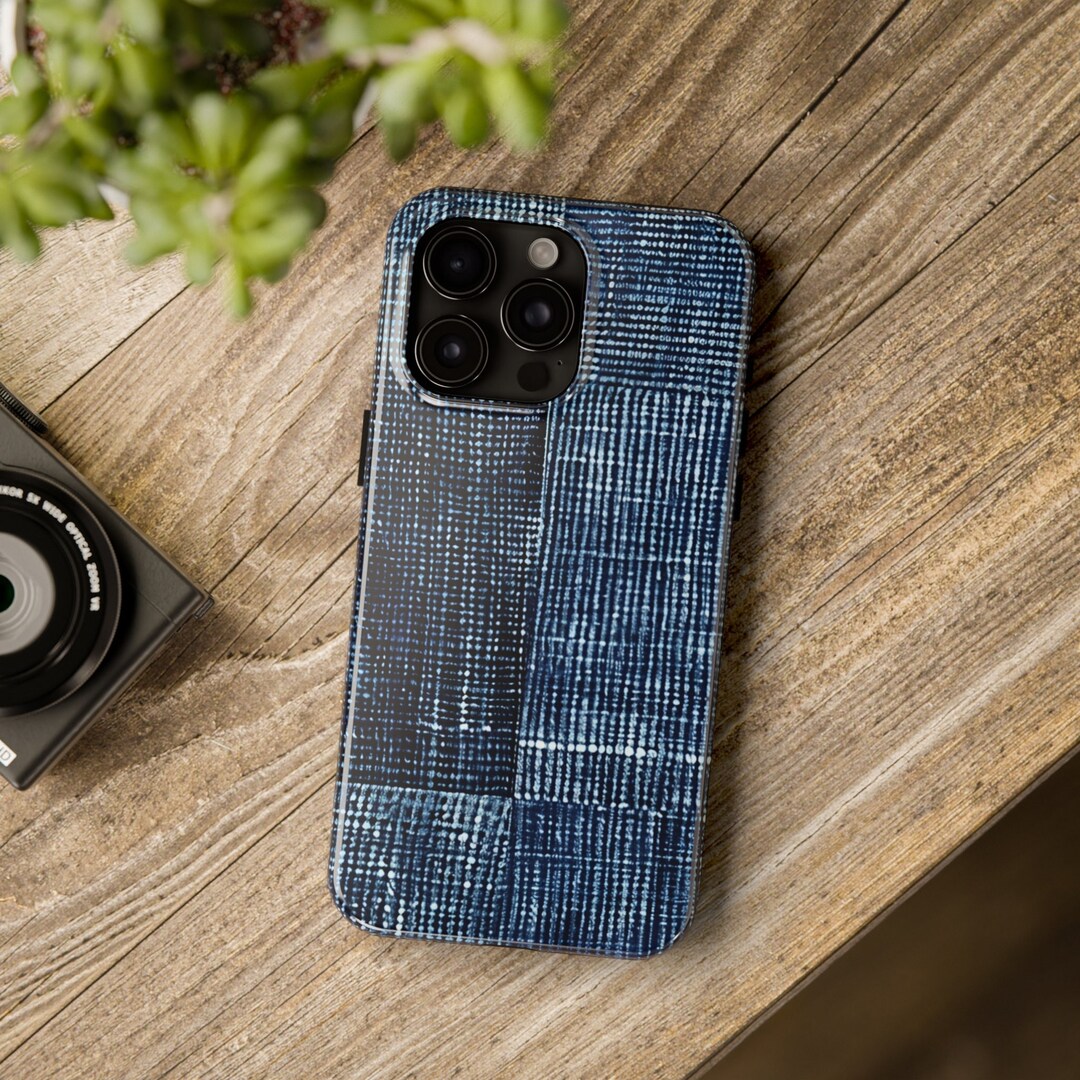 Blue Jean Denim Print Phone Case for iPhone 15 14 13 12 11 X XR XS ...