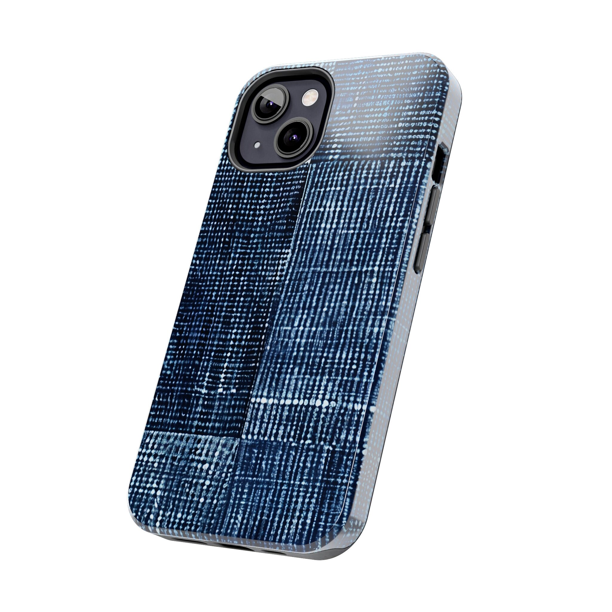 Blue Jean Denim Print Phone Case for iPhone 15 14 13 12 11 X XR XS ...
