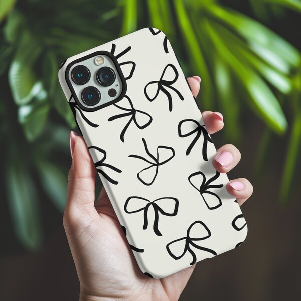 Black Coquette Magsafe Phone Case - Etsy UK