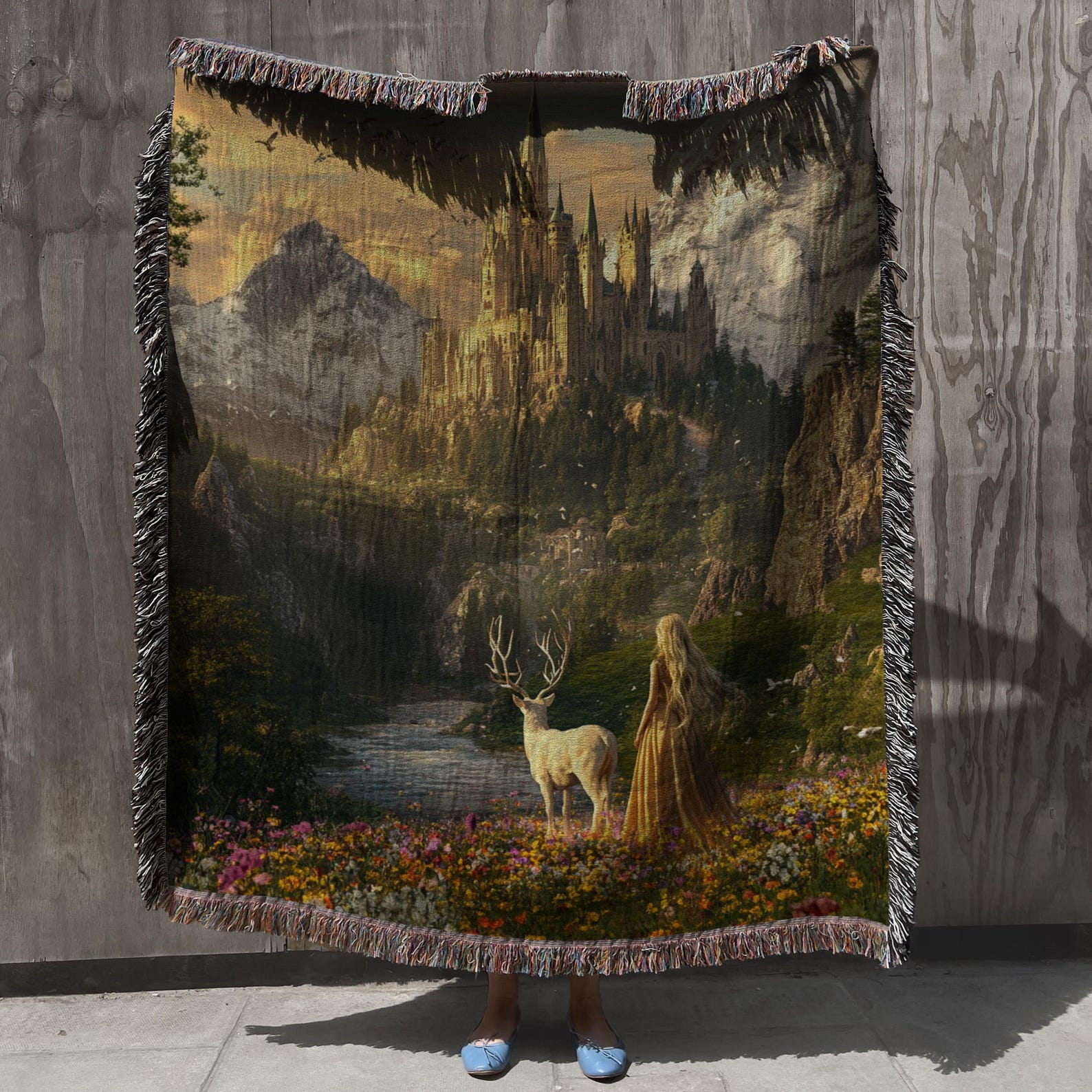Throne of Glass Woven Blanket, TOG Merch Sarah J Maas Gift, Fantasy ...