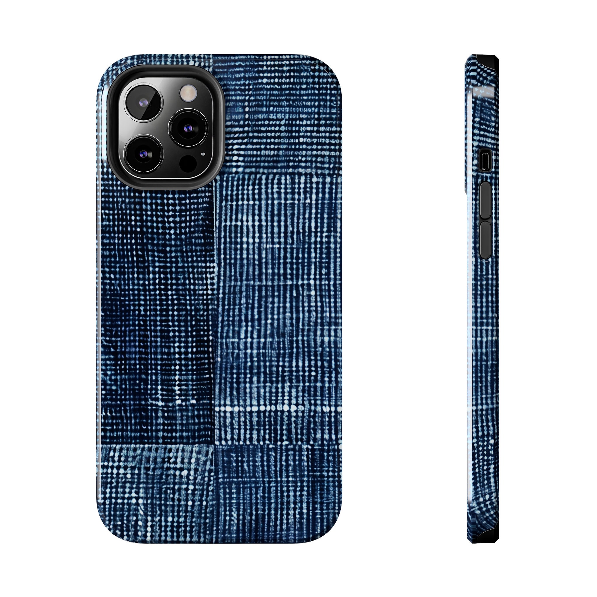 Blue Jean Denim Print Phone Case for iPhone 15 14 13 12 11 X XR XS ...