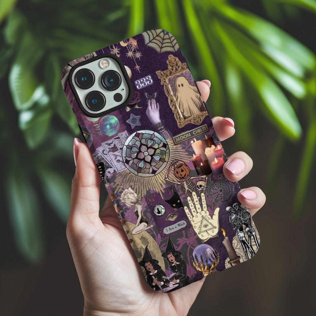 Whimsigoth Phone Case: Dark Cottagecore Gothic Halloween - Etsy