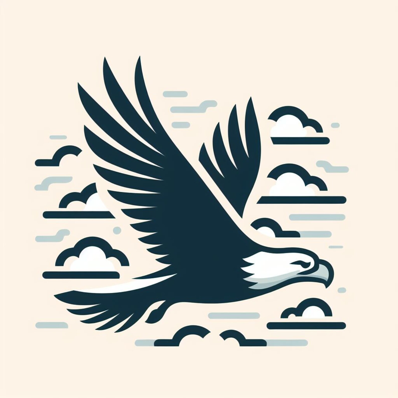 Eagle Svgs set of 4 - Etsy