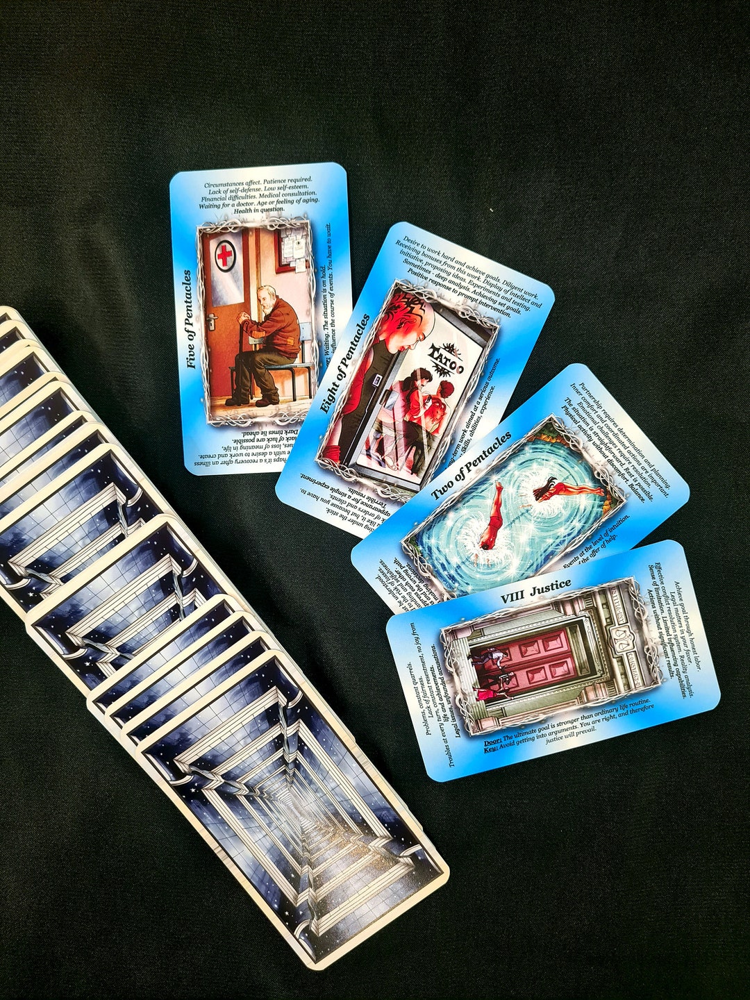 Beginner Tarot Deck for Learning 78 Doors Tarot, Tarot Cards Meaning on ...