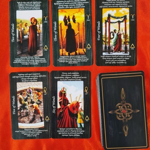 Beginner Tarot Deck for Learning Tarot, Tarot Cards Meaning on It ...
