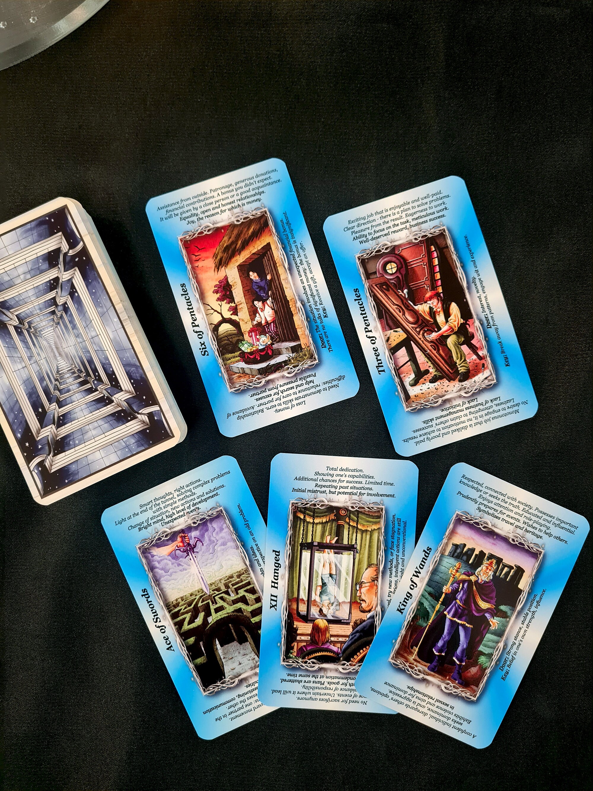 Beginner Tarot Deck for Learning 78 Doors Tarot, Tarot Cards Meaning on ...