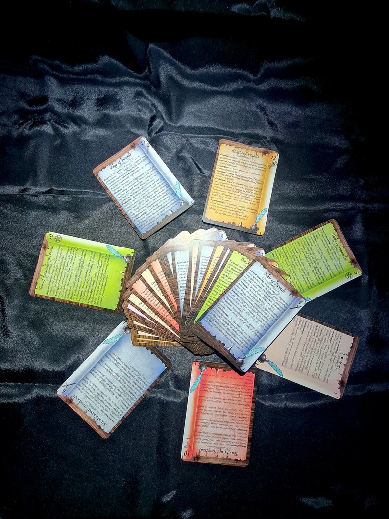 Tarot Keywords for Upright and Reversed Cards, Two-sided Tarot Deck for ...