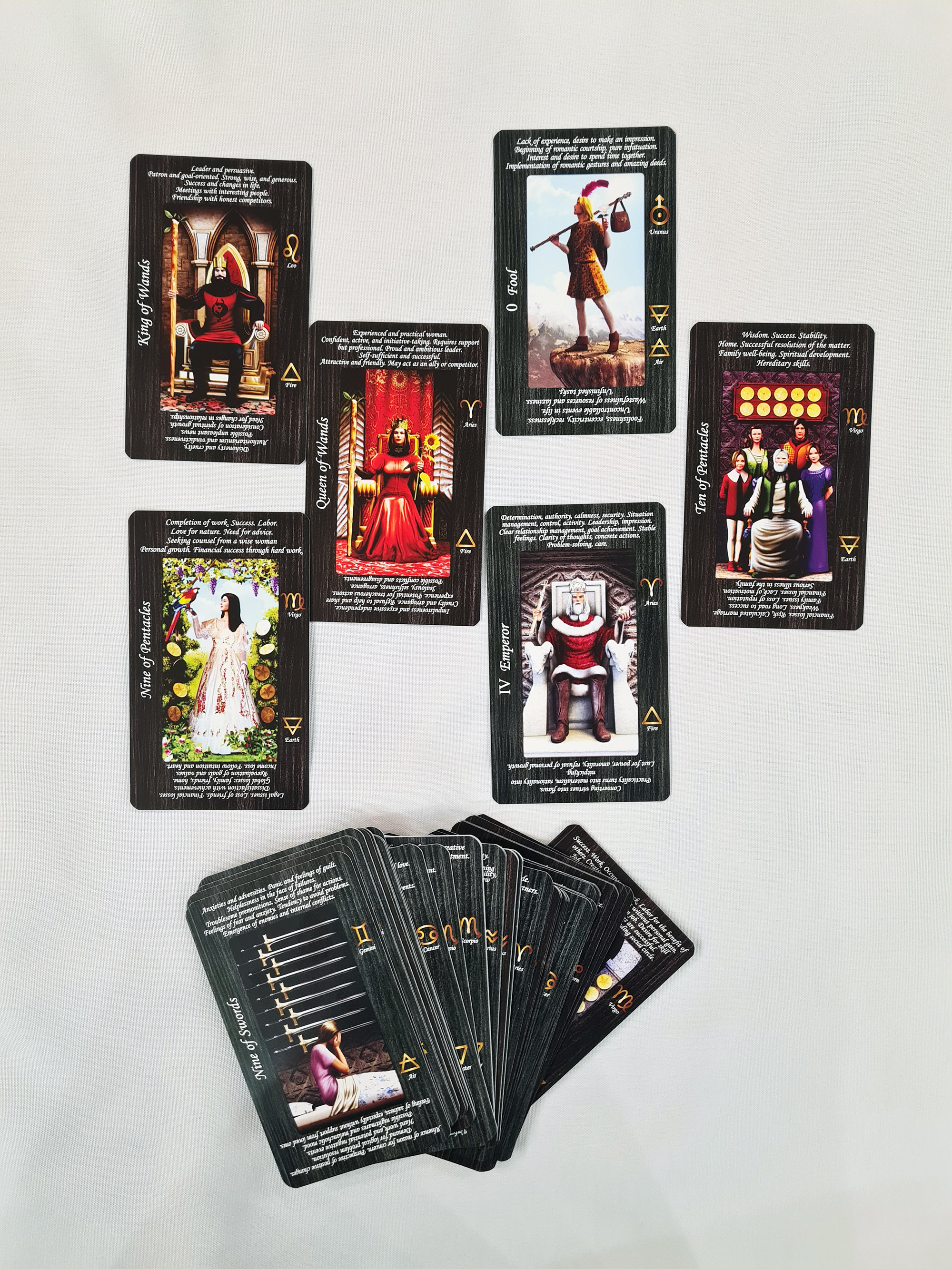 Beginner Tarot Deck for Learning Tarot, Tarot Cards Meaning on It ...