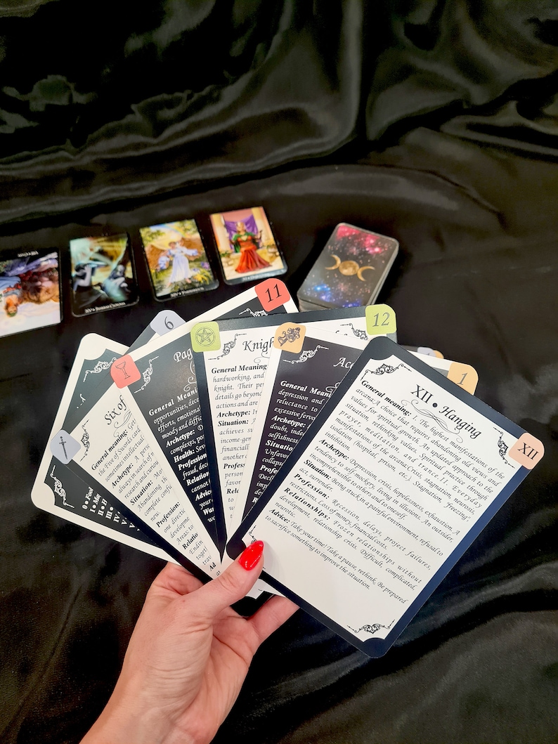 Easy Tarot Cheat Sheet for Beginners: Unlock the Mysteries With Upright ...