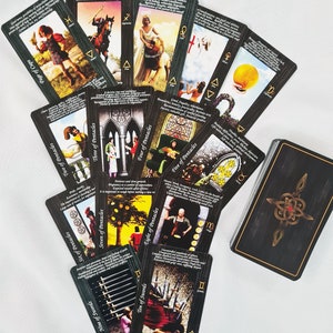 Beginner Tarot Deck for Learning Tarot, Tarot Cards Meaning on It ...