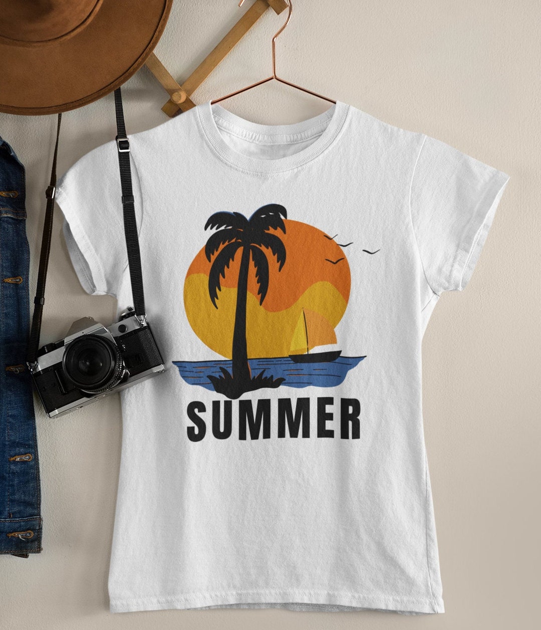 Retro Sunset Shirt Sun Shirt Summer Retro Sunshine Shirt Sun Rays Tee ...