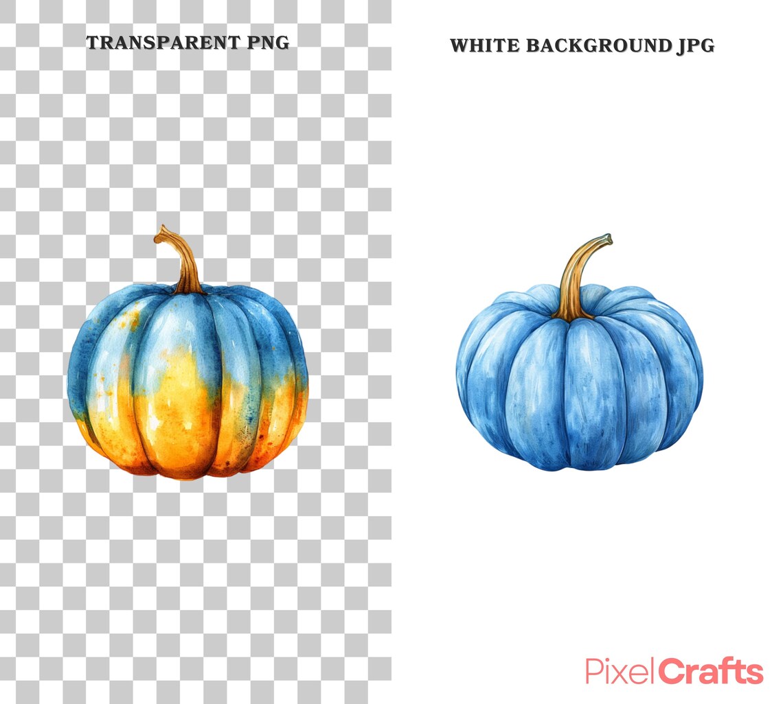 Pumpkins Clipart Bundle, Autumn Clipart, Halloween Clipart, Fall ...