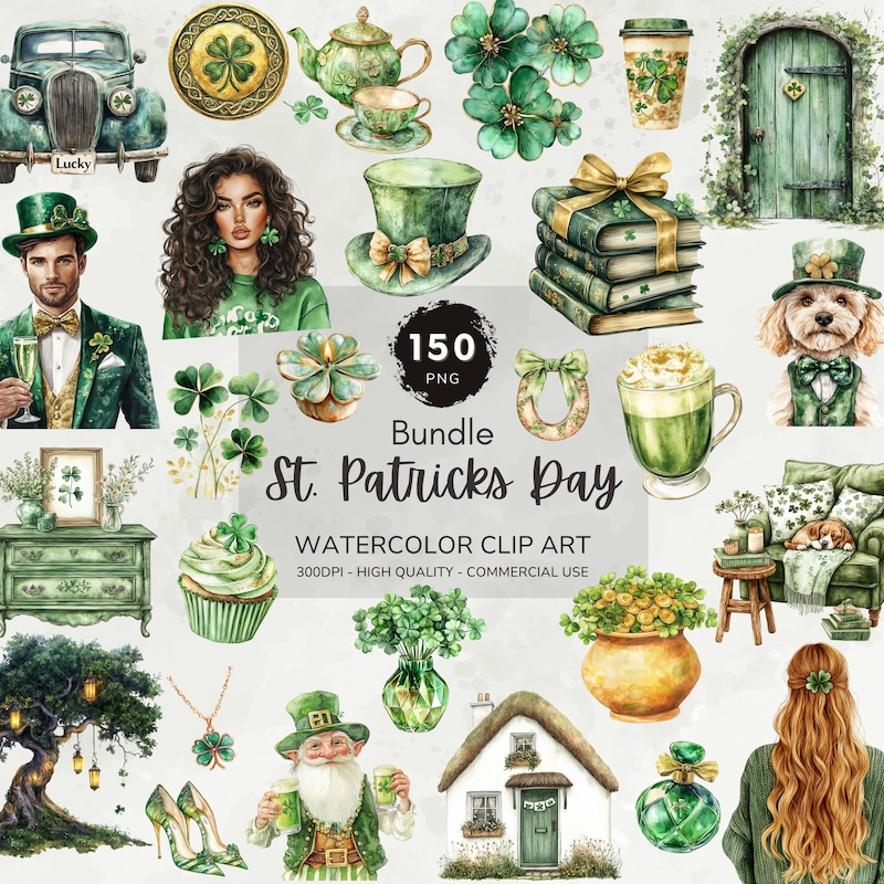 St Patricks Clip Art - Etsy