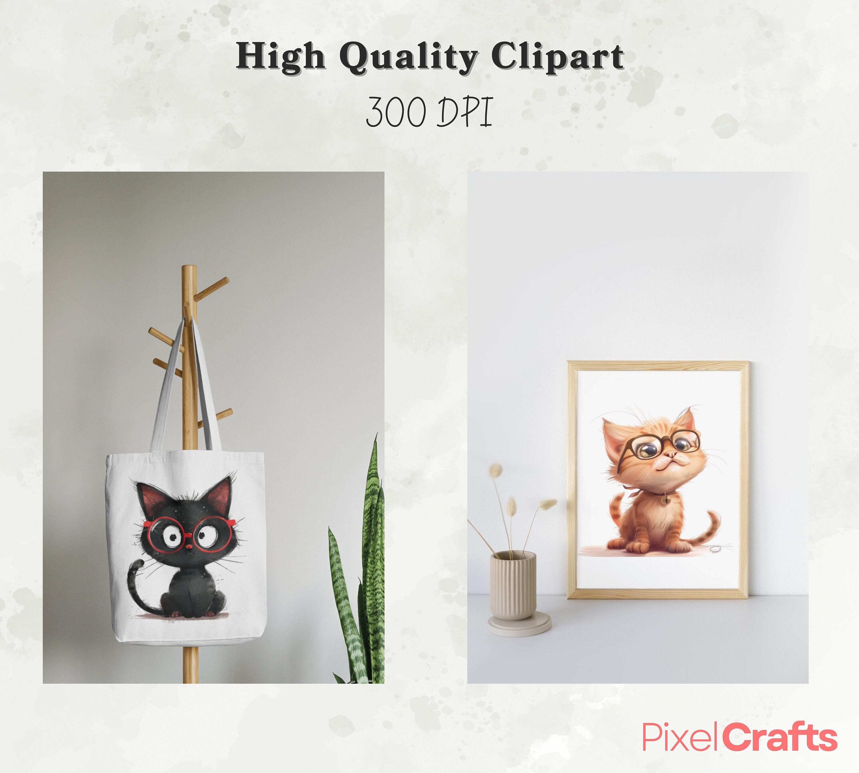 Cute Cat Clipart, Funny Cat Png, Cute Kitten Clipart, Kitten Bundle ...