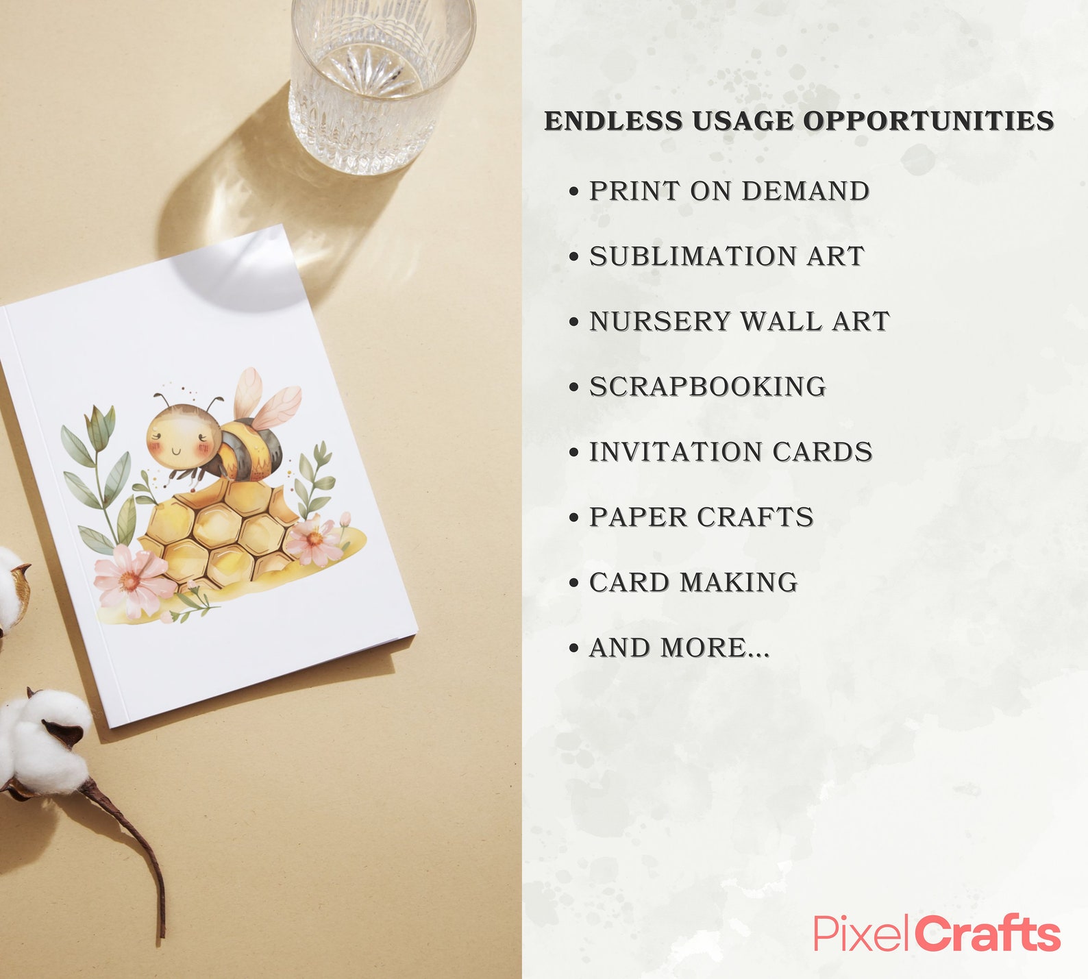 Watercolor Bee Clipart, Cute Bees Png, Honey Bee Png, Bees Graphics ...