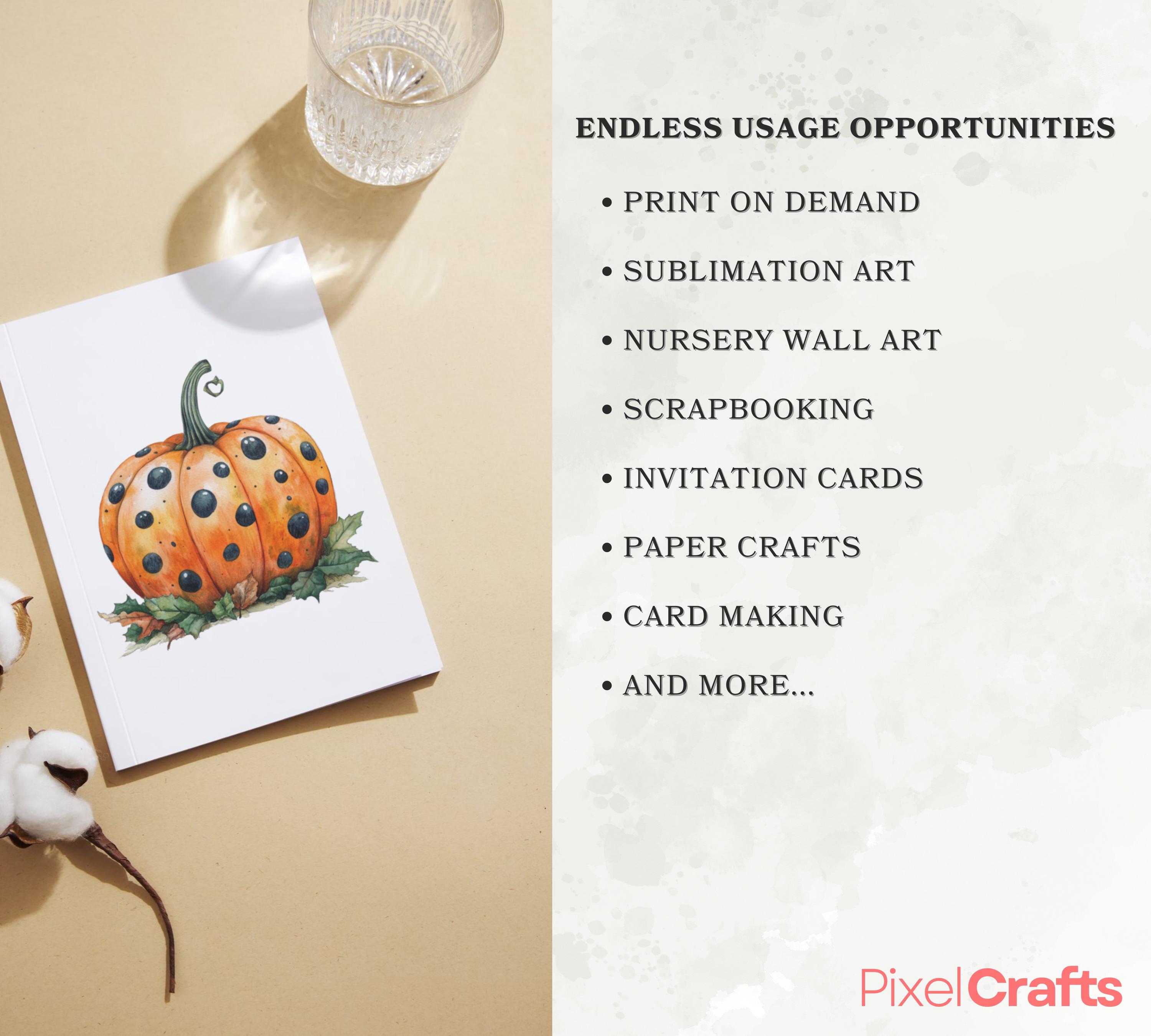 Pumpkins Clipart Bundle, Autumn Clipart, Halloween Clipart, Fall ...