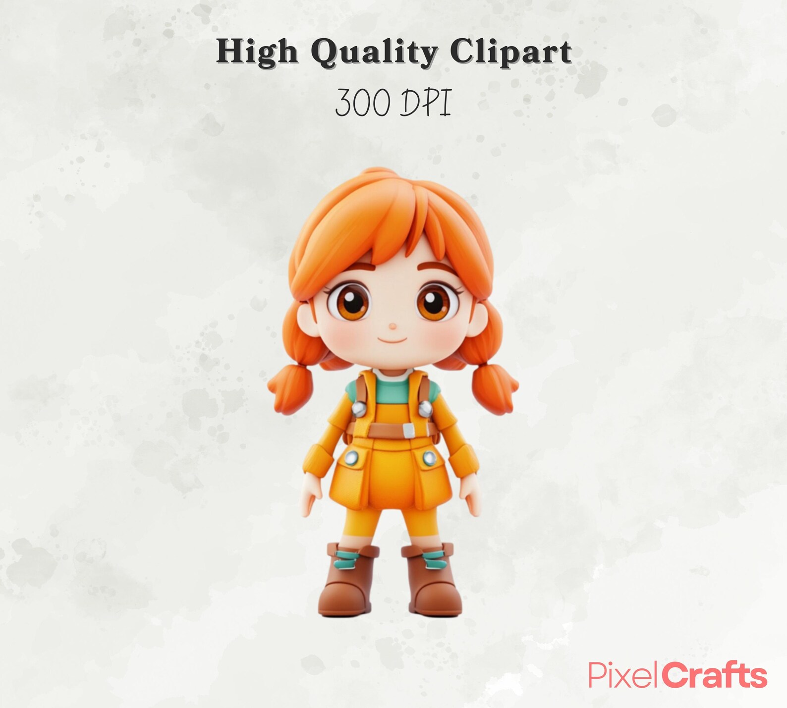 Cute Game Character Clipart, Video Game Clipart, Gamer Graphics ...