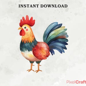 Watercolor Farm Animals Clipart, Cute Baby Animals Pngs, Nursery Cute ...