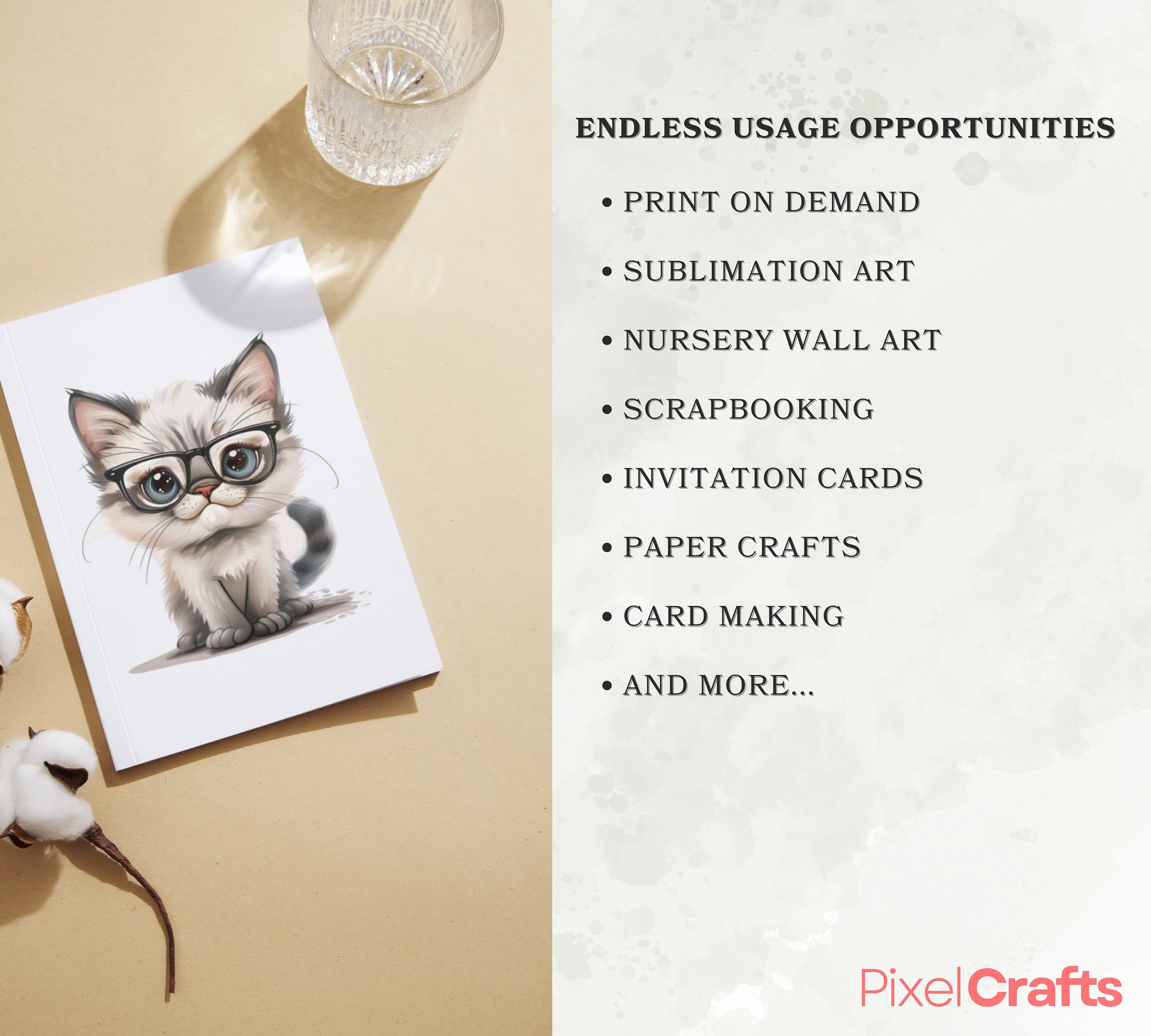 Cute Cat Clipart, Funny Cat Png, Cute Kitten Clipart, Kitten Bundle ...