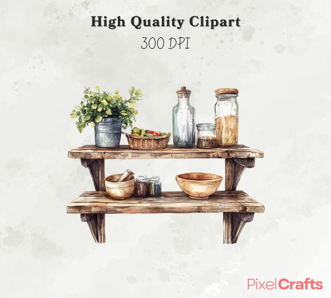 Kitchen Clipart Bundle, Kitchenware Clipart, Kitchen Tools Clipart ...