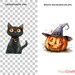 Watercolor Halloween Clipart Bundle, Halloween Decoration, Pumpkins ...
