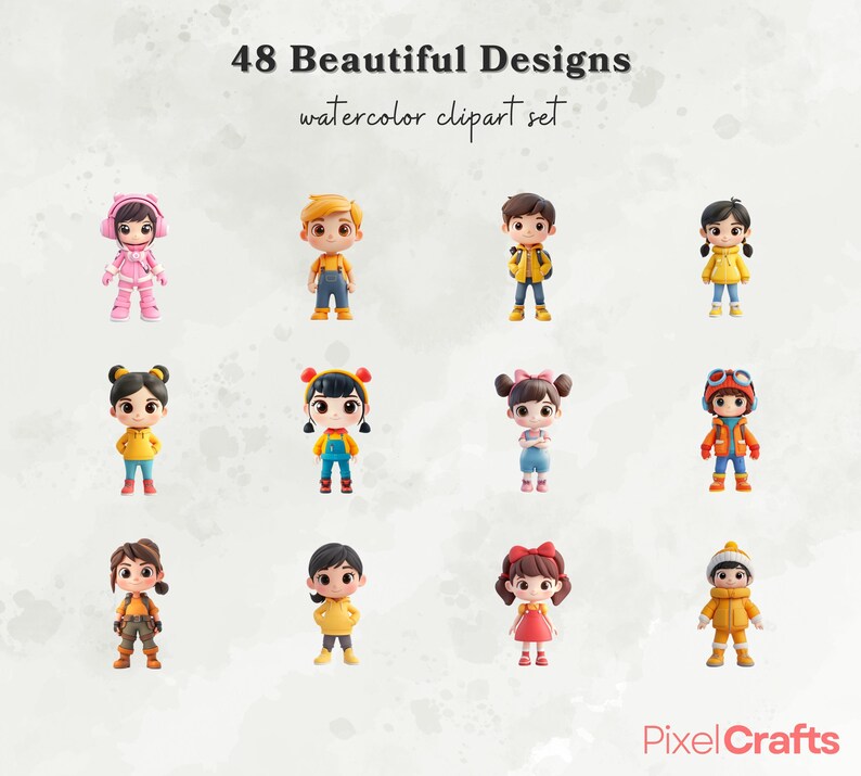 Cute Game Character Clipart, Video Game Clipart, Gamer Graphics ...