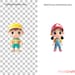 Cute Game Character Clipart, Video Game Clipart, Gamer Graphics ...