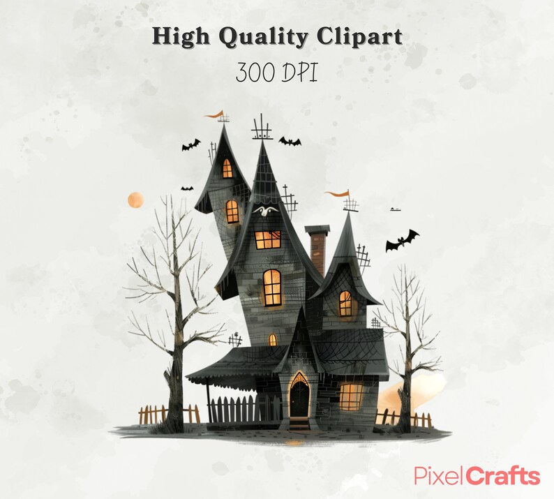 Watercolor Halloween Clipart Bundle, Halloween Decoration, Pumpkins ...