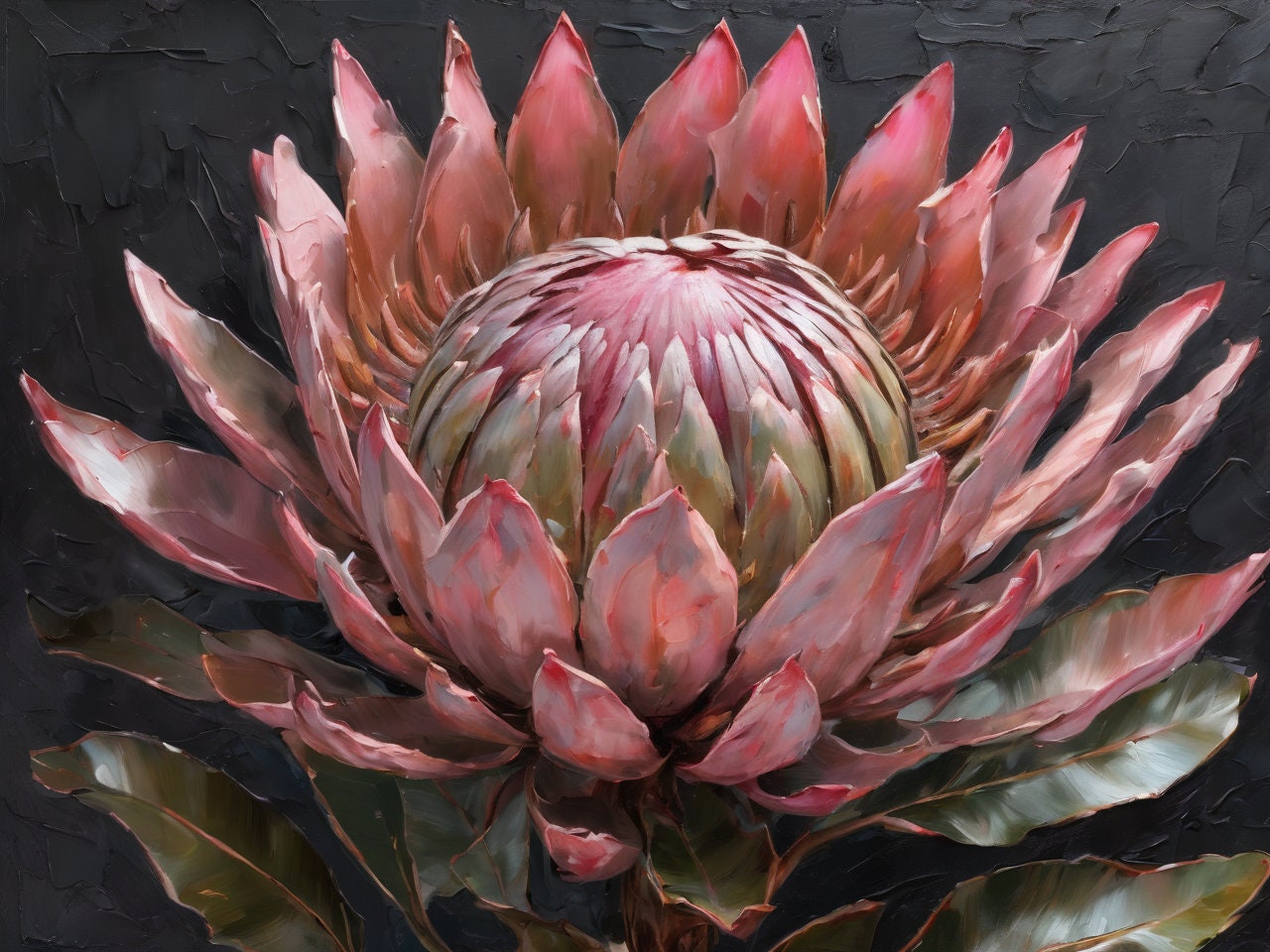 King Protea Wall Art Protea Digital Download of Giant Protea Sugar Bush ...