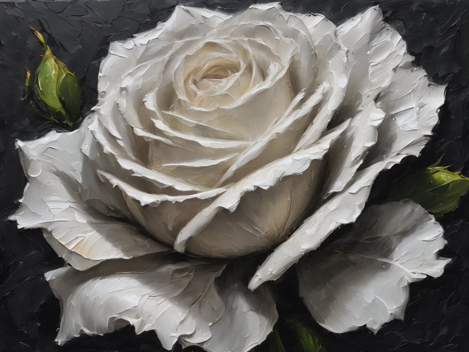 White Rose Digital Floral Art Digital Download Rose Printable Download ...