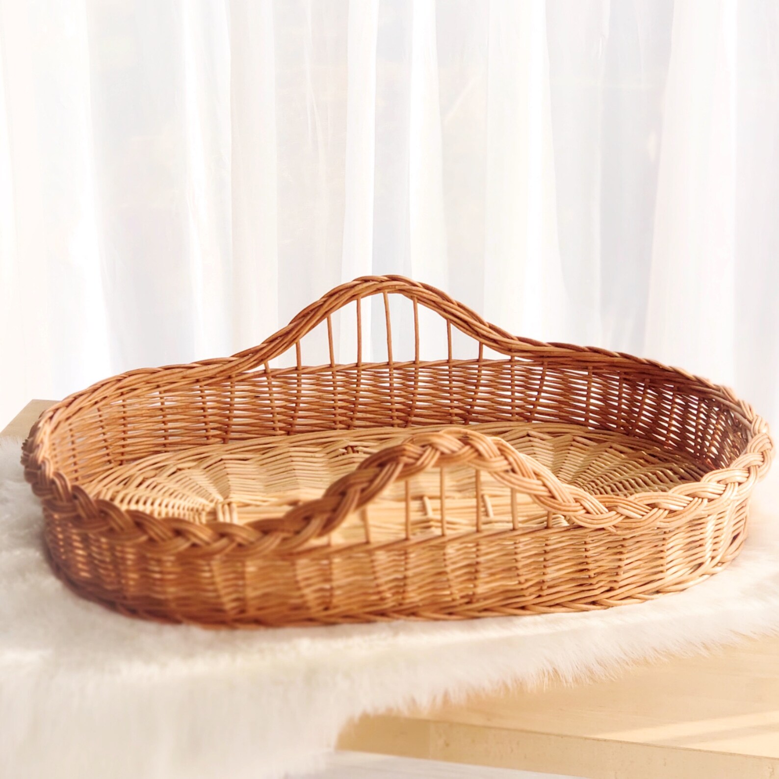 Changing Table Basket, Organic Baby Changing Basket, Diaper Changing ...