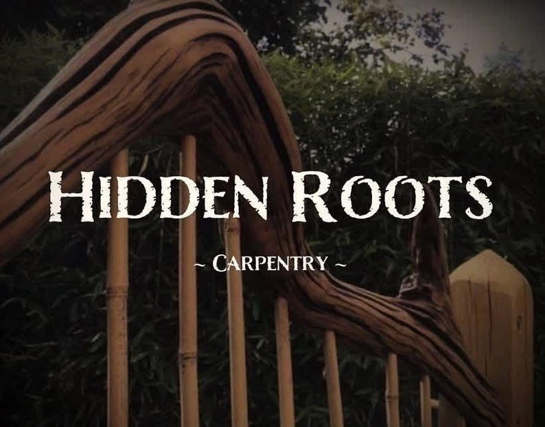 Hidden Roots Oak Bed Frame - Etsy
