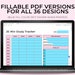 Printable & Fillable Student Planner Bundle, Digital Notepad Bundle ...